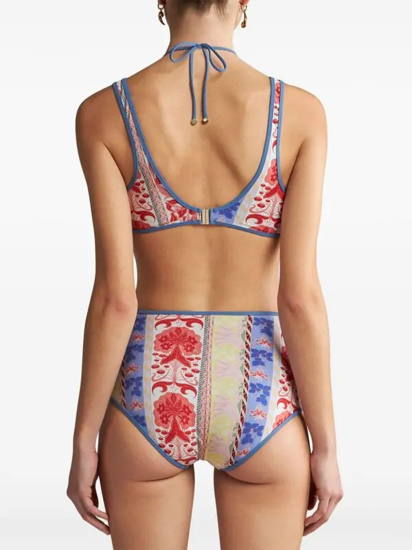 Etro Graphic-print Twisted Bikini Set