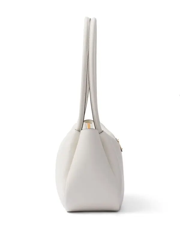 Prada Darling Medium Leather Shoulder Bag - White