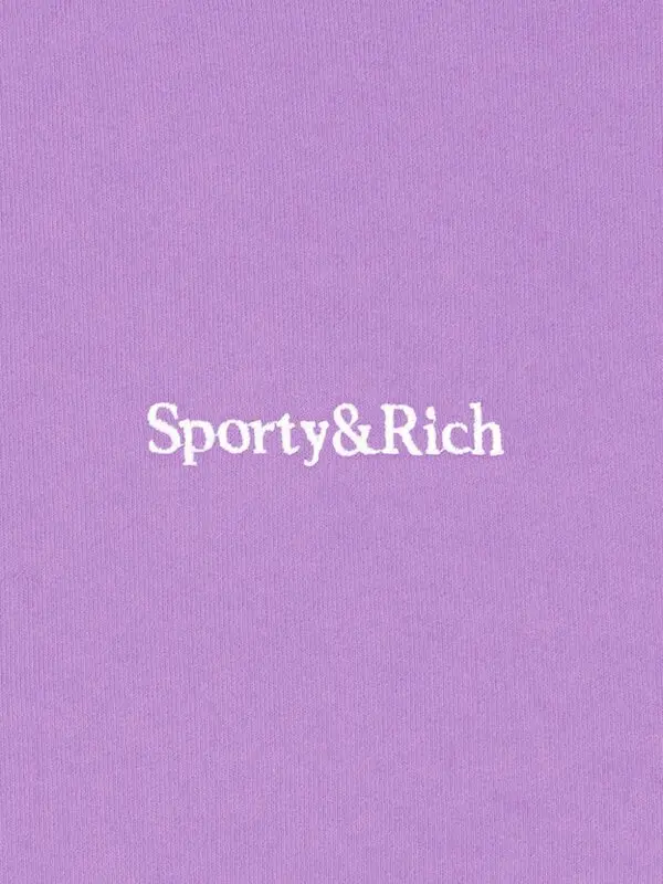 Sporty & Rich Dip Dye Logo-embroidered Sweatshirt