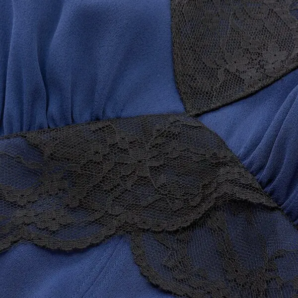 ME+EM Satin And Lace Full-length Slip Dress