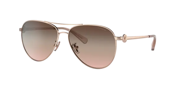 COACH Aviator Sunglasses - Brown Pink Gradient