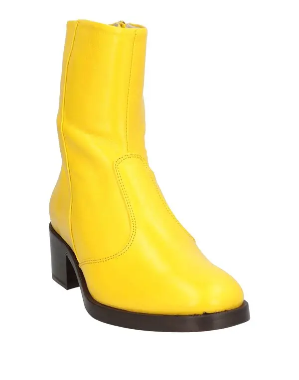 Zadig&Voltaire Leather Ankle Boots - Yellow