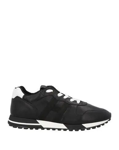 Hogan Leather Sneakers - Black
