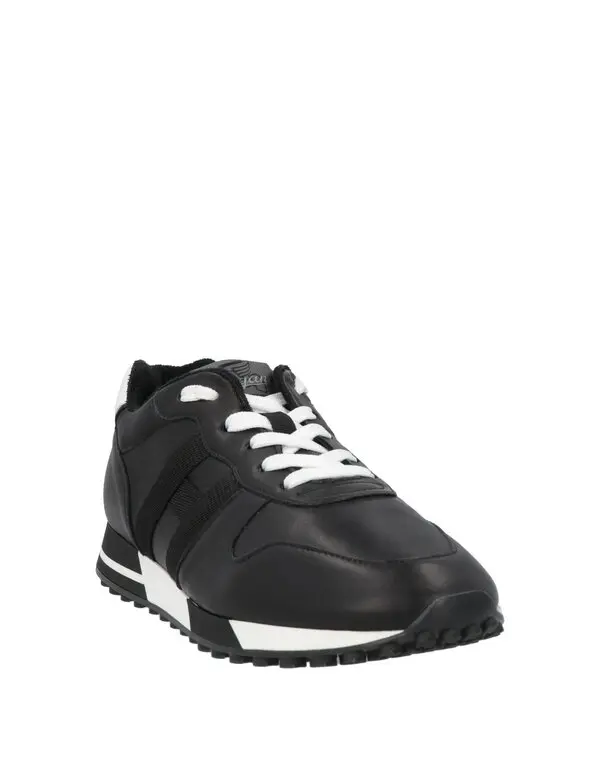 Hogan Leather Sneakers - Black