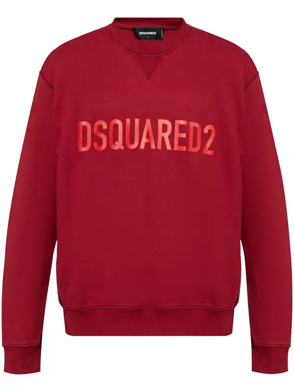Dsquared2 Logo Print Cotton Sweatshirt