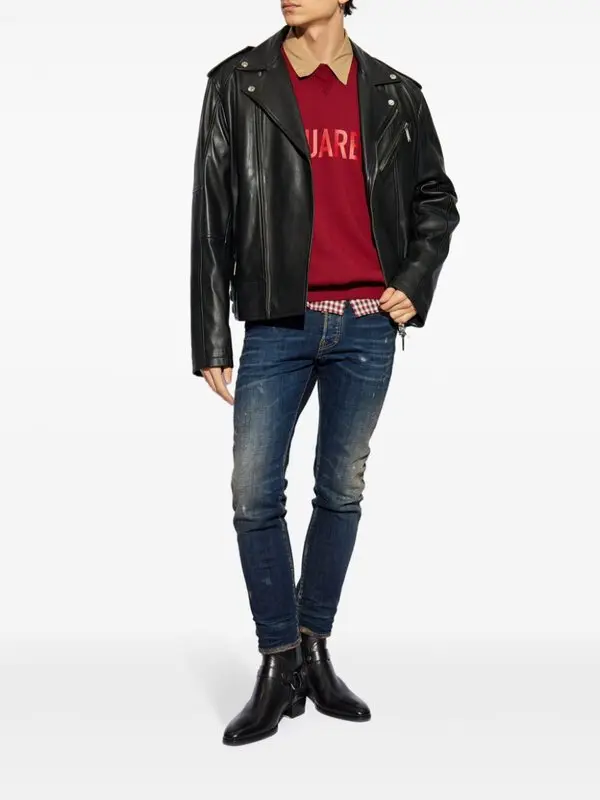 Dsquared2 Logo Print Cotton Sweatshirt