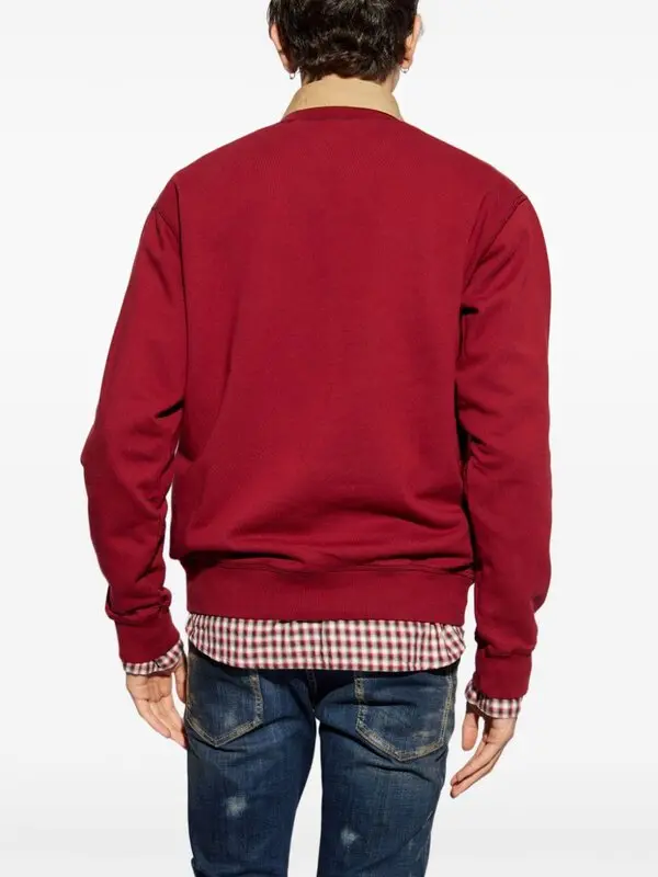 Dsquared2 Logo Print Cotton Sweatshirt