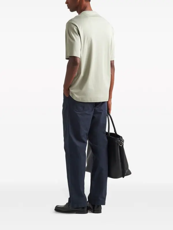 Prada Cotton T-shirt - Neutrals