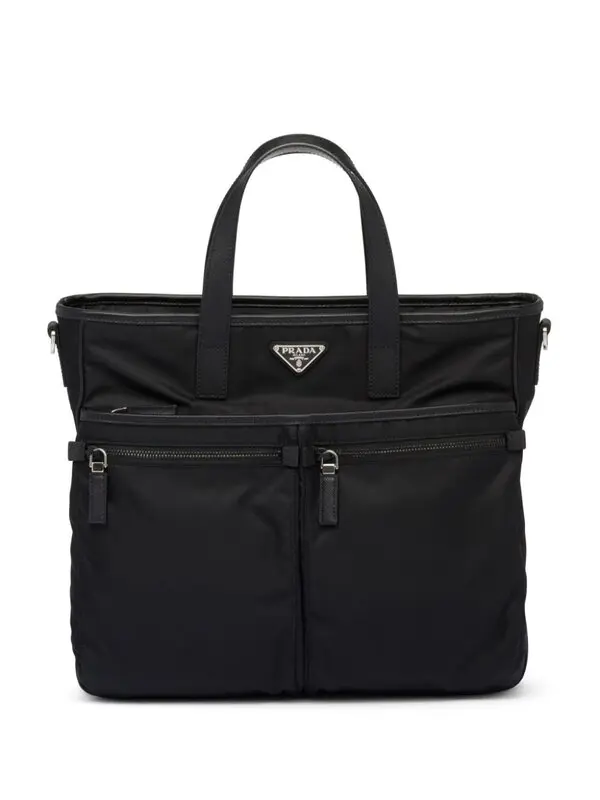 Prada Re-nylon Tote Bag - Black
