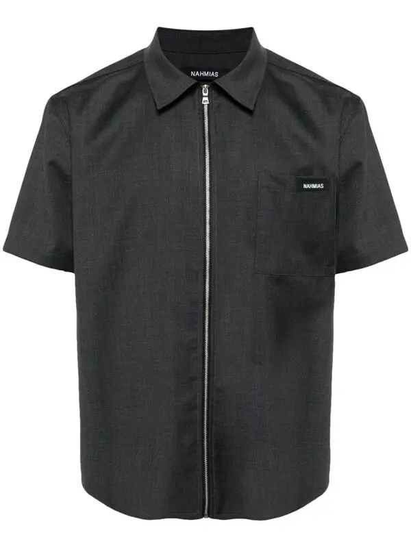 NAHMIAS Zip-fastening Wool Shirt