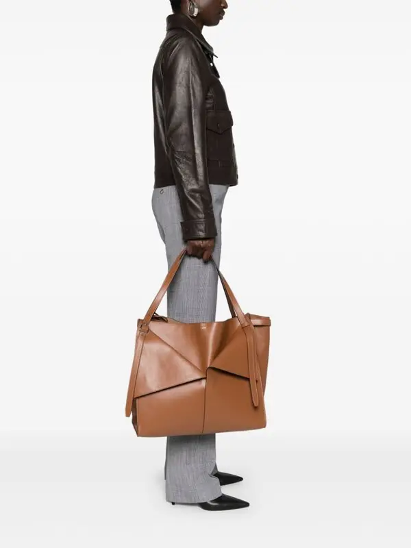 Coperni Cabas Leather Shoulder Bag