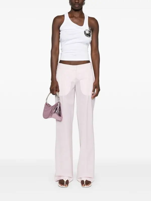 Coperni Emoji Cotton Tank Top - White