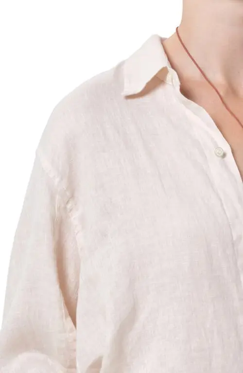 Citizens Of Humanity Kayla Linen Button-up Shirt - Pale Stone