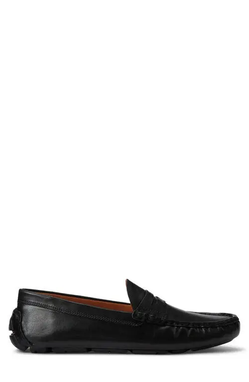 Ralph Lauren Polo Anders Penny Driver Loafer - Black