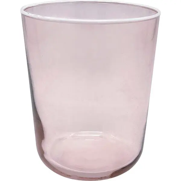 MARIPOSA Fine Line Set Of 4 Double Old Fashioned Glasses - Pink