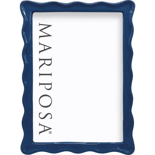 MARIPOSA Wavy Picture Frame - Blue