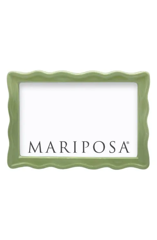MARIPOSA Wavy Picture Frame - Green