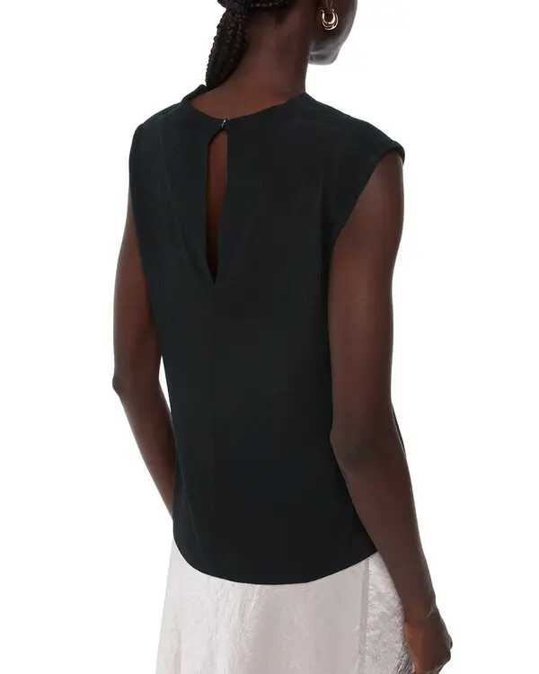 Whistles Crinkle Sleeveless Tank Top