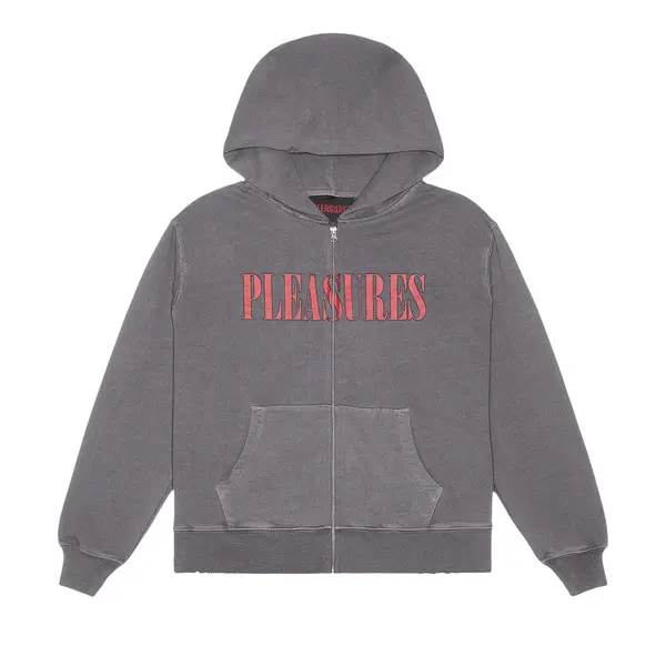 PLEASURES Onyx Zip-up Hoodie