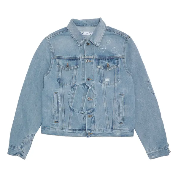Off-White Arrow Twist Denim Jacket