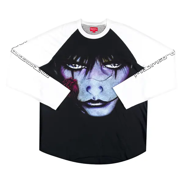Supreme X The Crow Raglan Long-sleeve Top Eyes - White