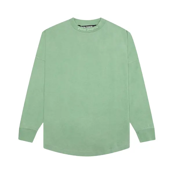 Palm Angels Classic Logo Long-sleeve Tee - Green