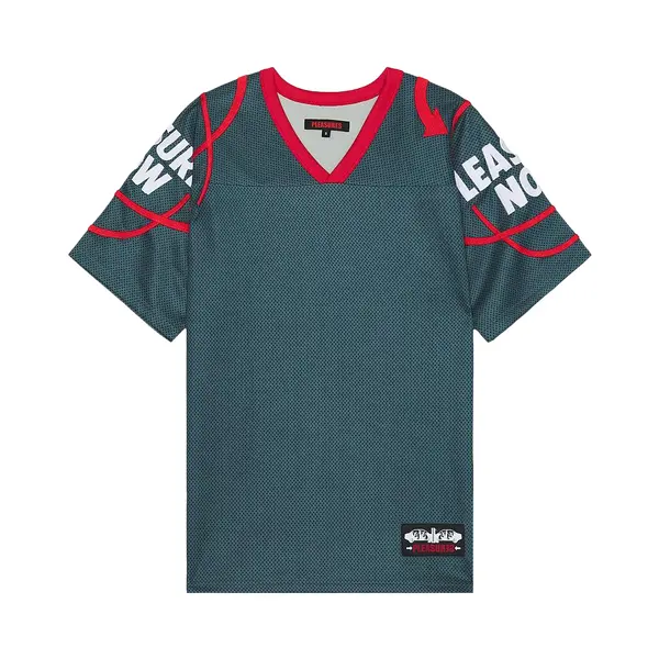 PLEASURES Arrow Football Jersey - Grey