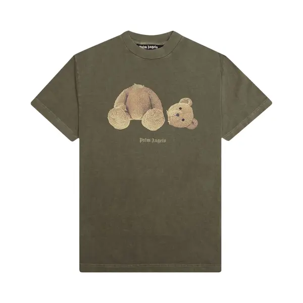 Palm Angels Bear Classic Tee 'white - Green