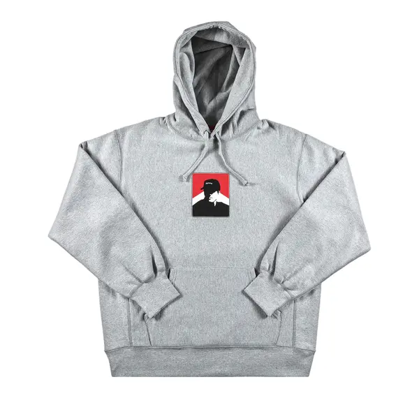 Supreme Portrait Hooded Sweatshirt - Grey