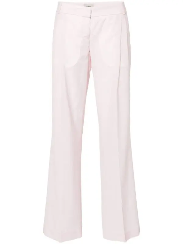 Coperni Check Pattern Flared Trousers