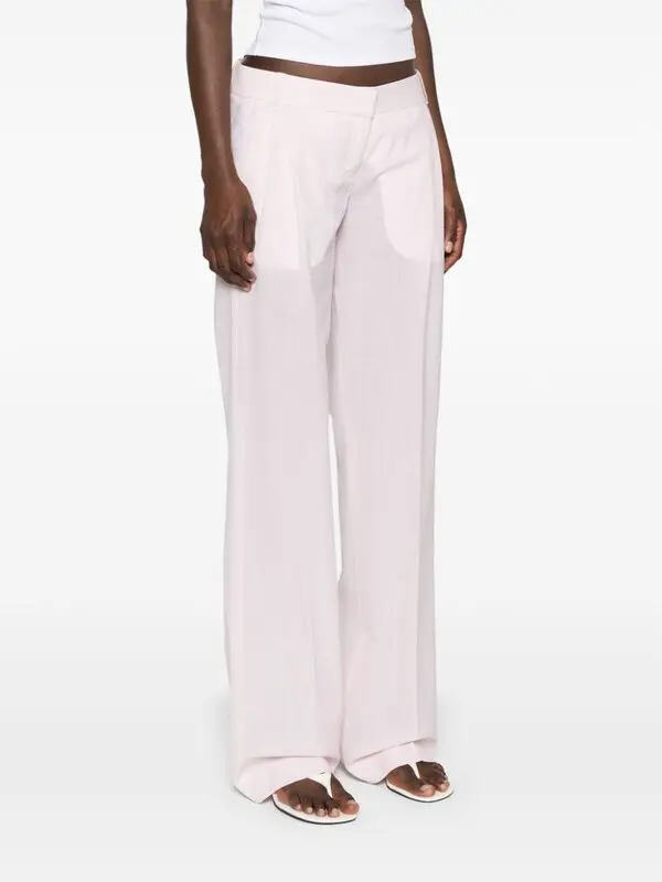 Coperni Check Pattern Flared Trousers