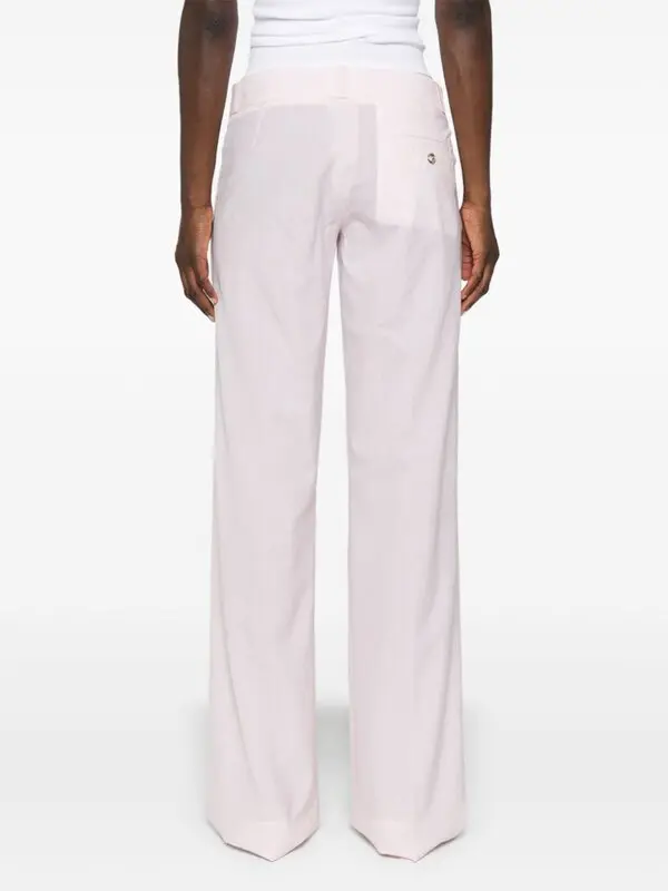 Coperni Check Pattern Flared Trousers