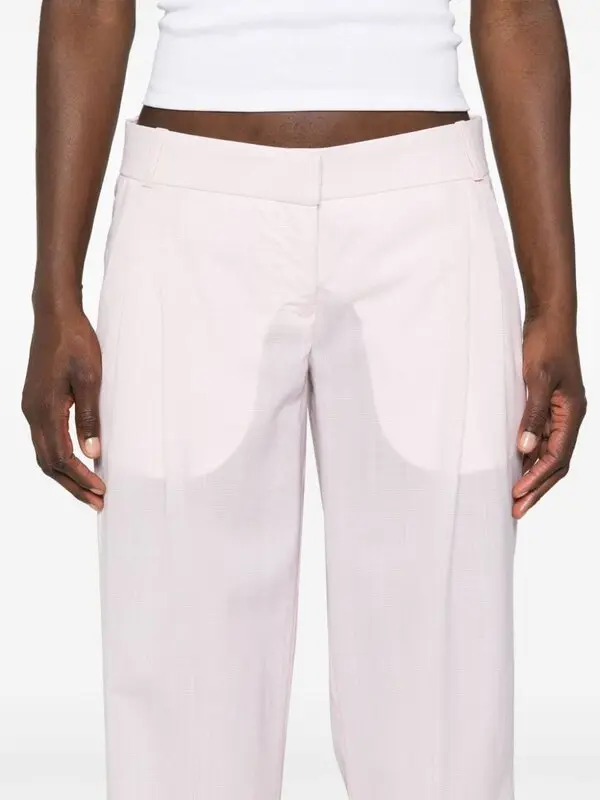 Coperni Check Pattern Flared Trousers