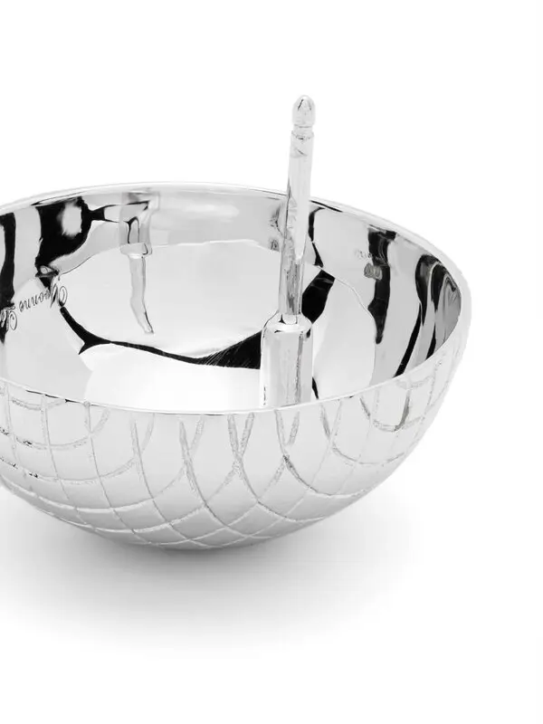 Yvonne Léon 9kt White Gold Diamond Disco Ball Earrings