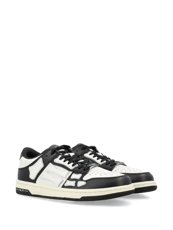 Amiri Skel Colour-block Leather Sneakers - Black