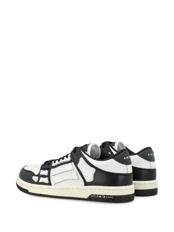Amiri Skel Colour-block Leather Sneakers - Black
