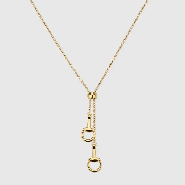 Gucci Horsebit 18k Pendant Necklace - Yellow Gold