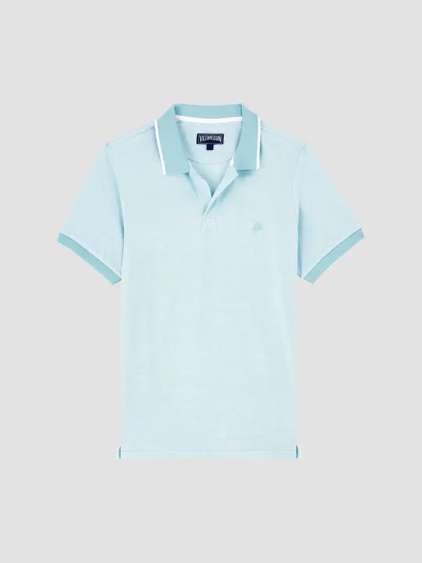 Vilebrequin Cotton Polo Shirt - Light Blue