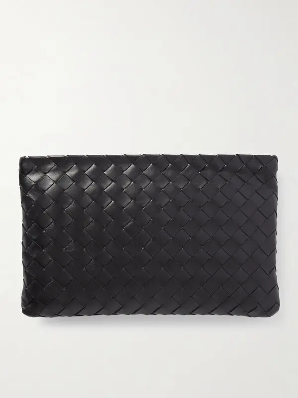 Bottega Veneta Intrecciato Leather Pouch