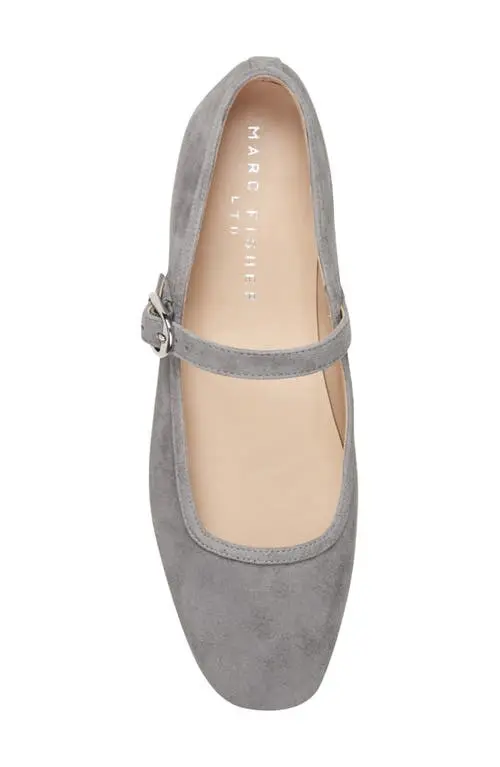 Marc Fisher Garissa Mary Jane Flat - Medium Gray