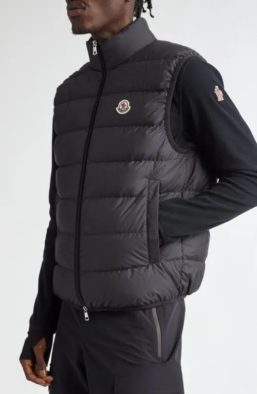 Moncler Contrin Down Puffer Vest - Black