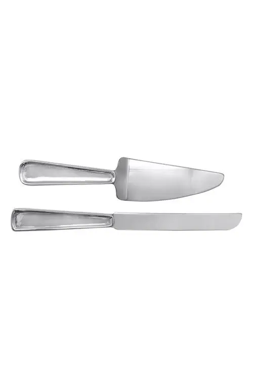 MARIPOSA Signature 2-piece Cake Server Set - Silver