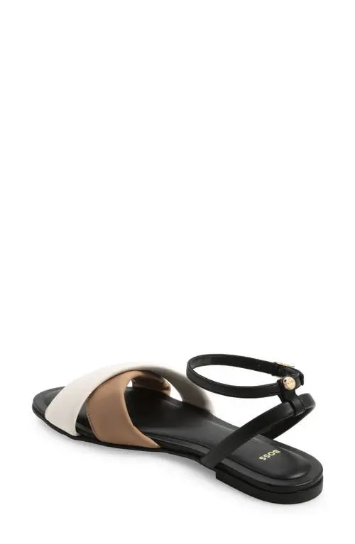 BOSS Millie Ankle Strap Sandal - Blk