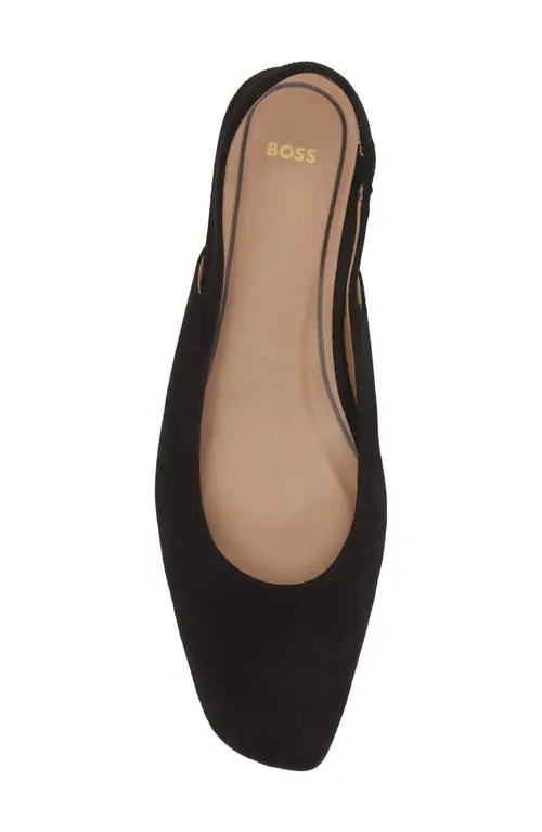 BOSS Rose Slingback Flat - Black