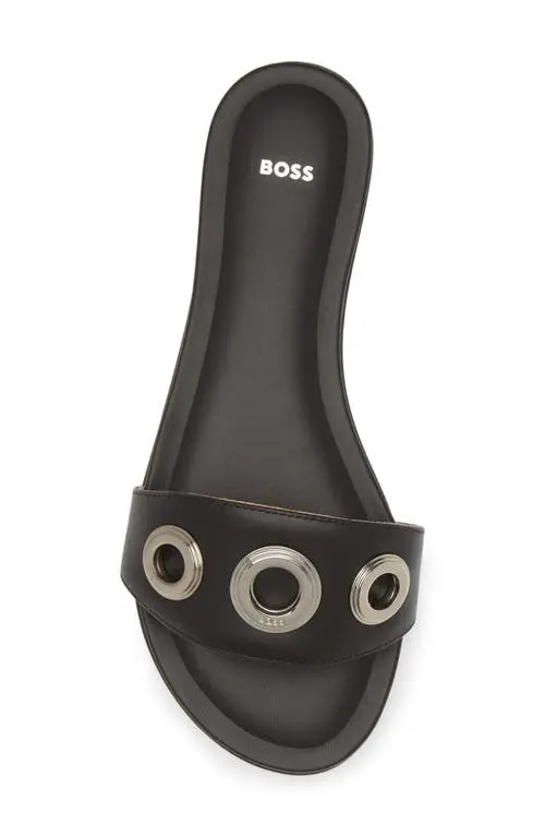 BOSS Millie Leather Slide Sandal