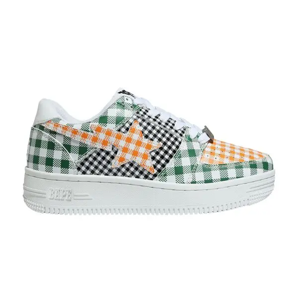 A BATHING APE Wmns Bapesta Low 'gingham Pack - Multicolor