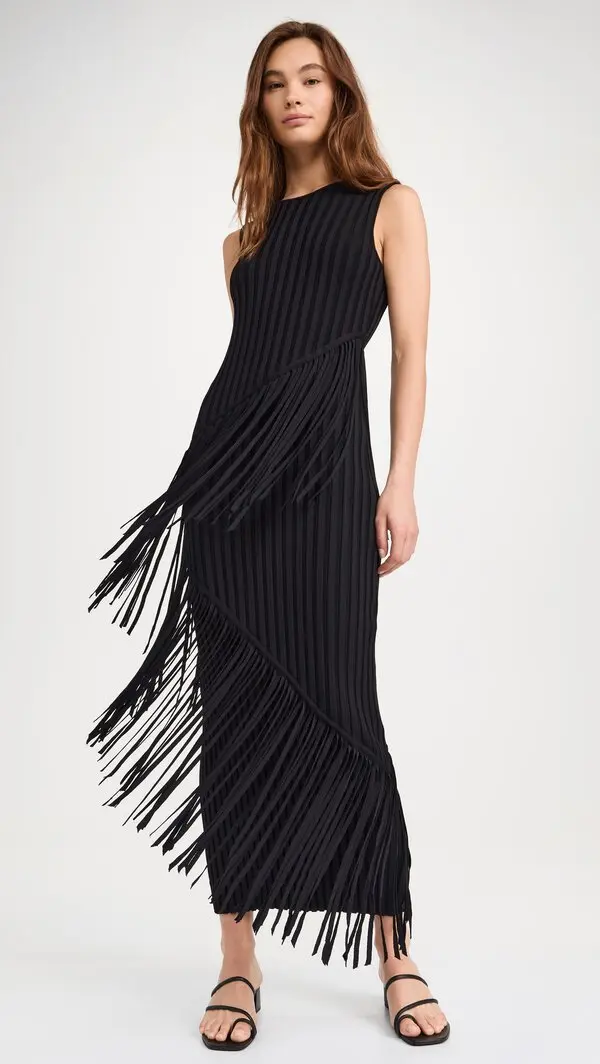 simon miller ribbed dress Simon Miller L Bright Pink Ribbed Maxi Dress