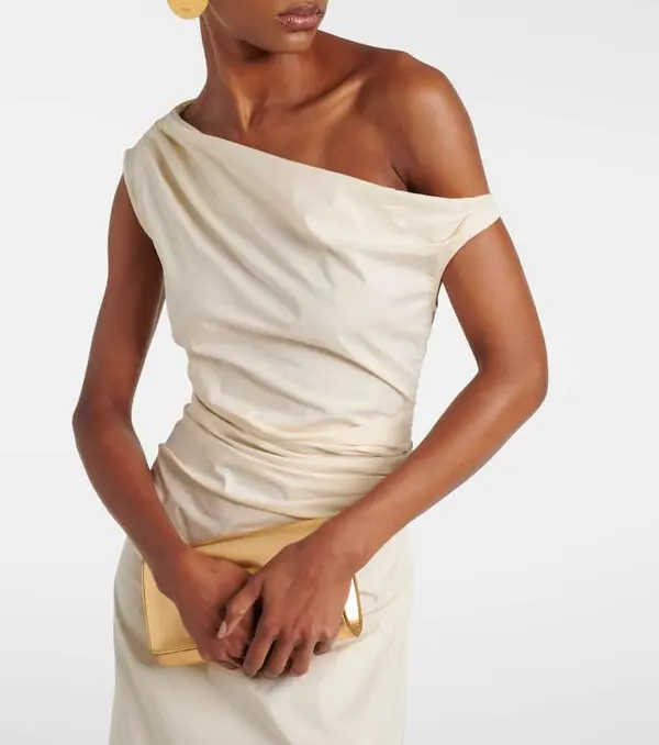 Staud Maxi Phare Cotton Poplin Dress