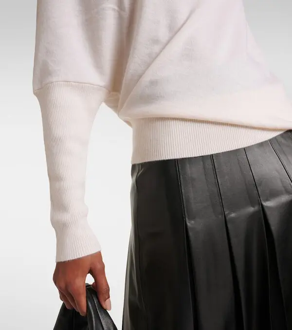 Altuzarra Grainge Off-shoulder Cashmere Sweater - White