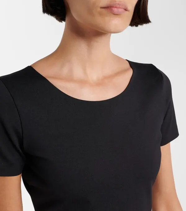 Alaïa Logo Crop Top